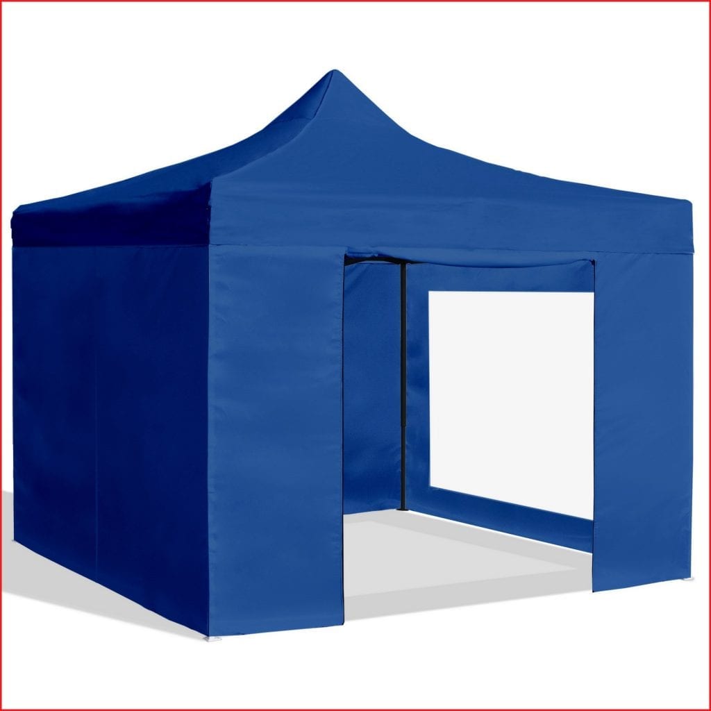 Carpa plegable azul de 3x3m | Alquiler Muebles [Eventos]